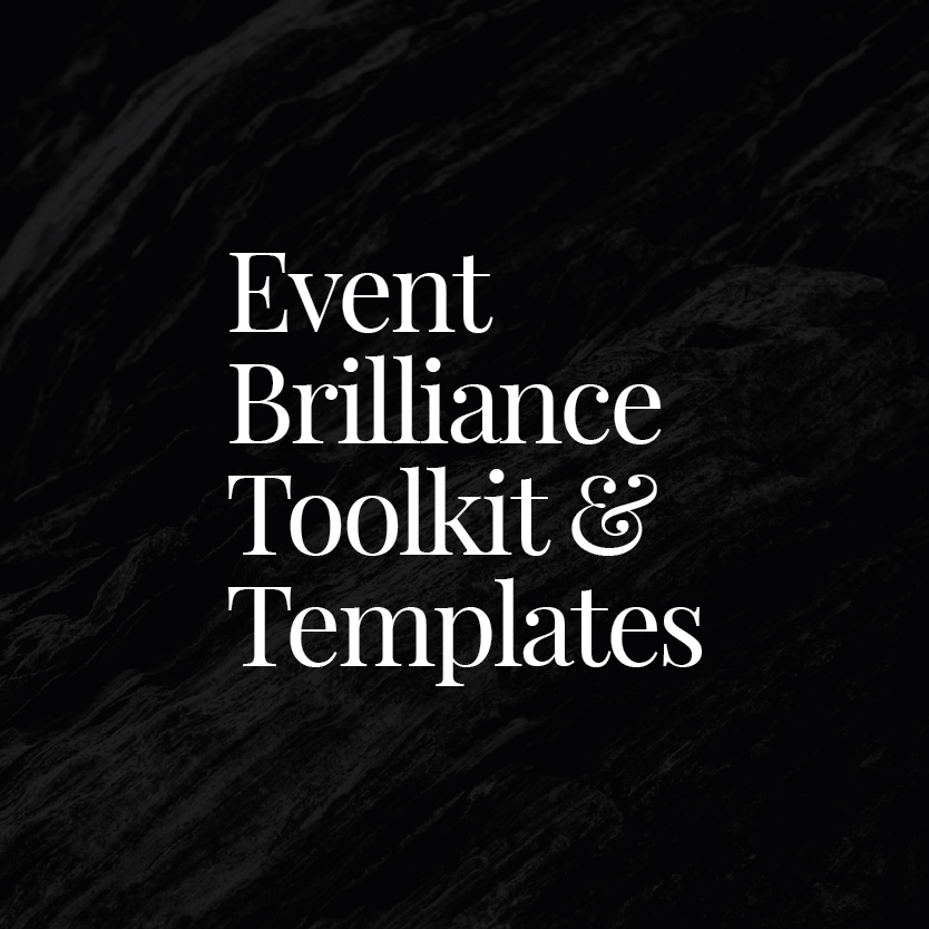 Event Brilliance Toolkit & Templates | VICKY TROP | Event Management ...