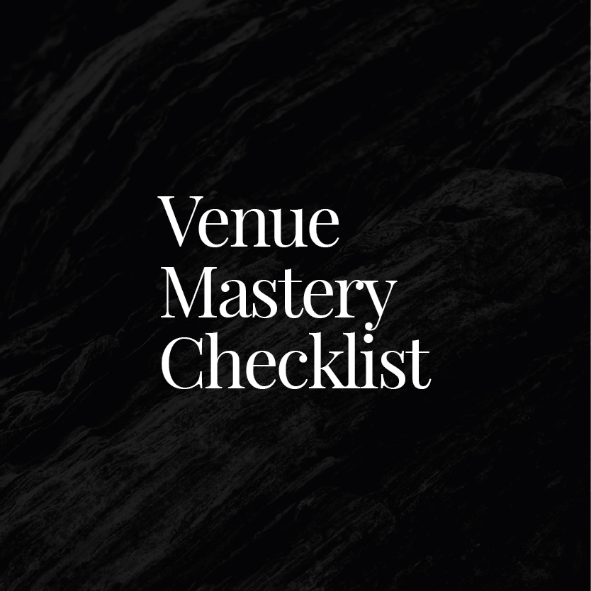 Venue Checklist | VICKY TROP | Event Management Consulting